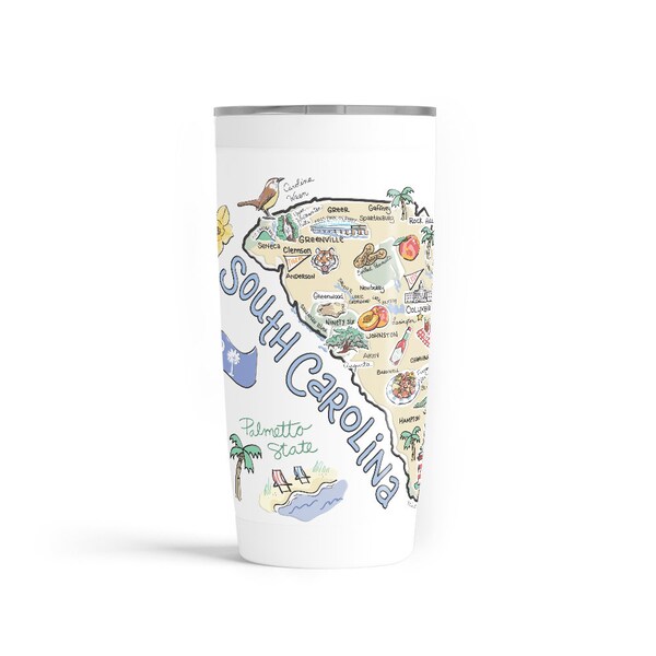 South Carolina Mug - Etsy