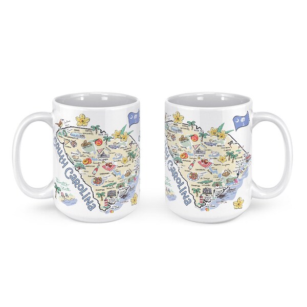 South Carolina Mug - Etsy