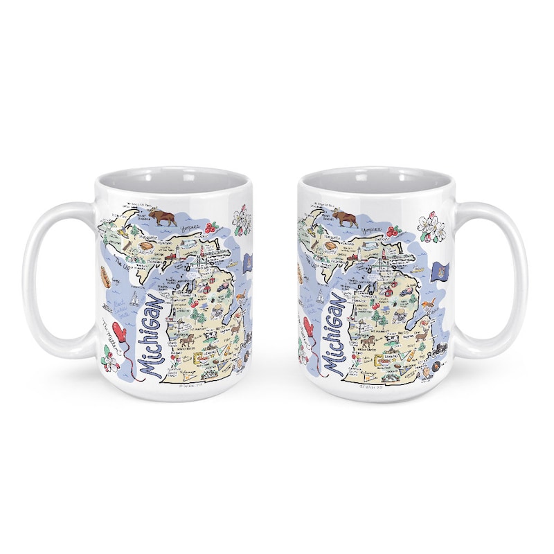 Michigan Mug - Etsy