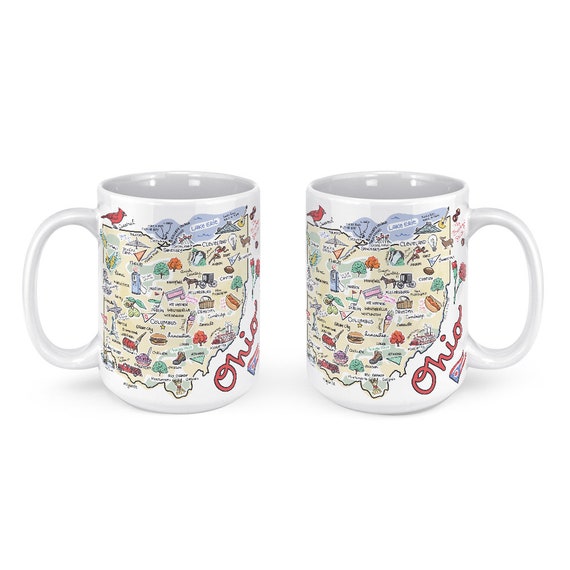 Ohio Mug Ohio Coffee Mug Ohio State Mug Ohio Gift - Etsy