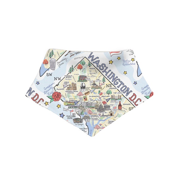 Map Bandana - Etsy