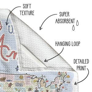 Custom Michigan Tea Towel, Custom Michigan Map Tea Towel, Custom ...