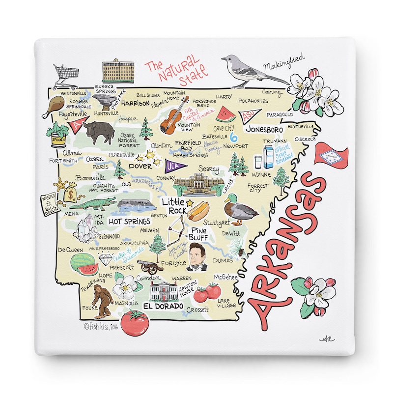 Arkansas Art - Etsy