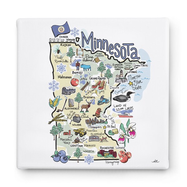 Minnesota Print - Etsy