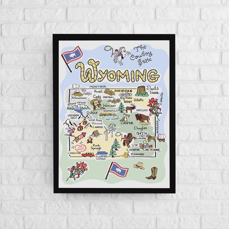 Wyoming Art - Etsy