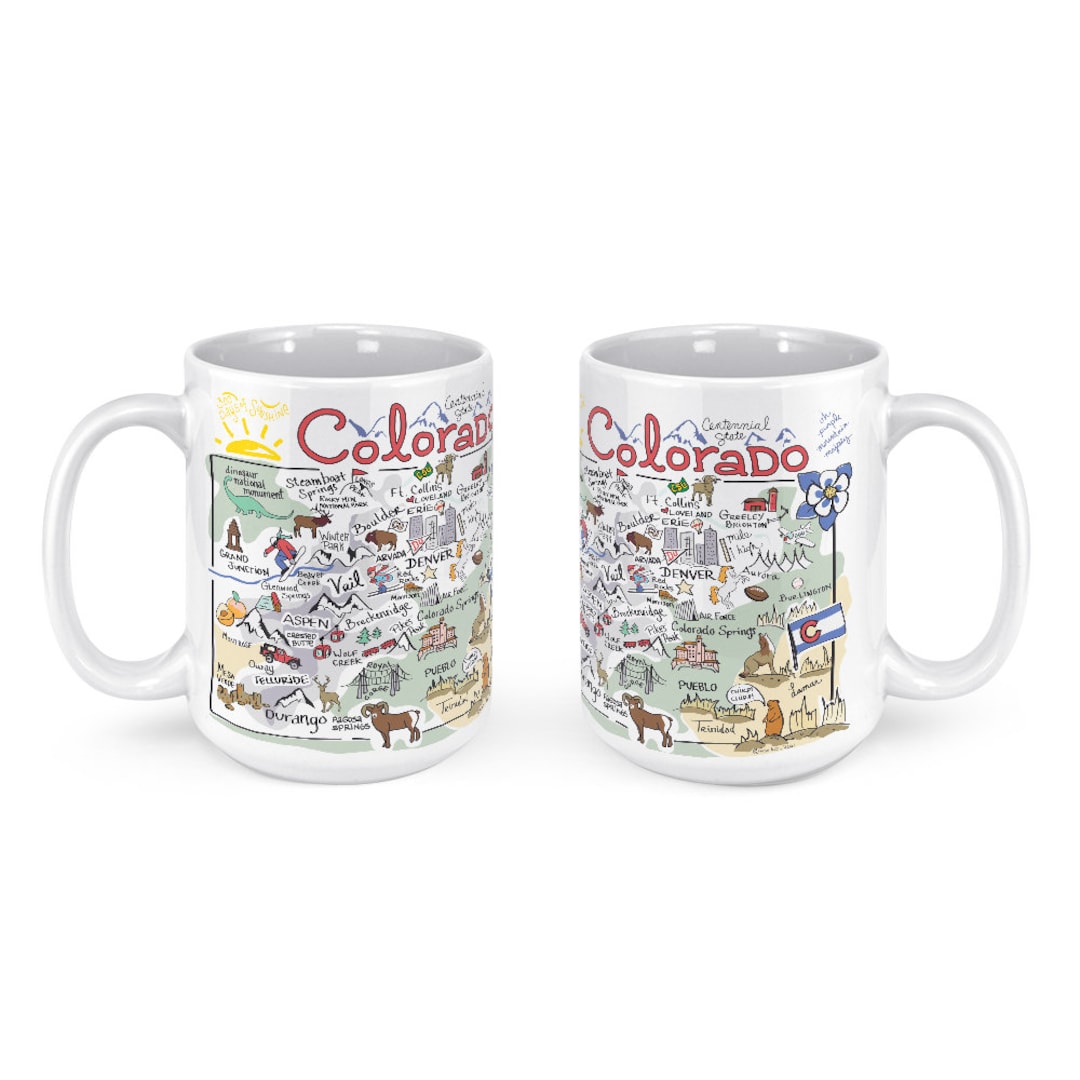 Colorado Mug, Colorado Coffee Mug, Colorado State Mug, Colorado Gift - Etsy