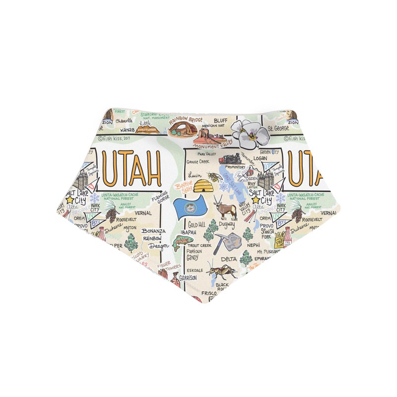 Map Bandana - Etsy