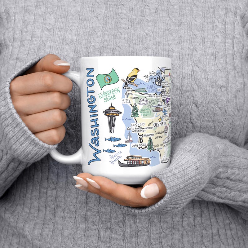 Washington Starbuck Cup - Etsy