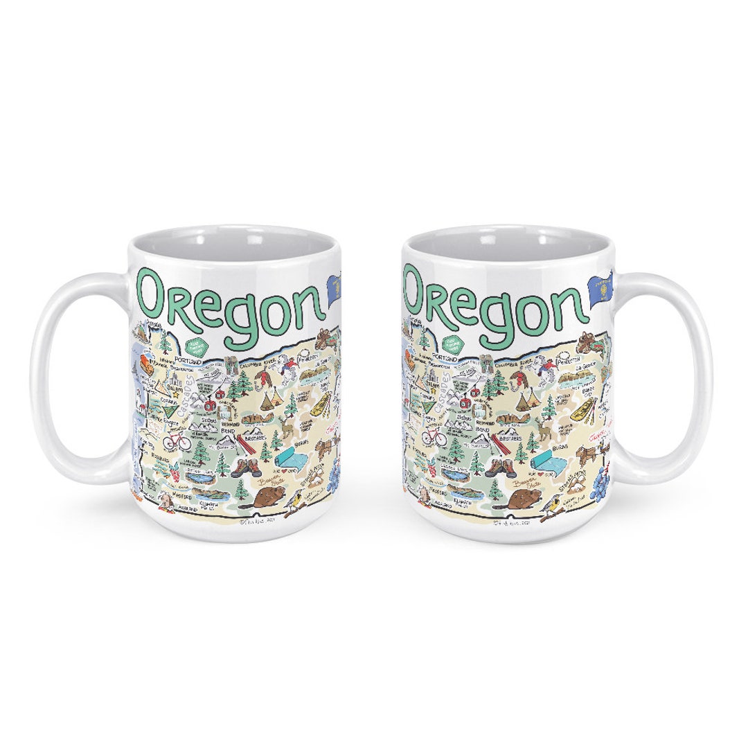 Oregon Mug, Oregon Coffee Mug, Oregon State Mug, Oregon Gift - Etsy
