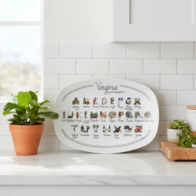 Customizable Virginia Platter - Etsy