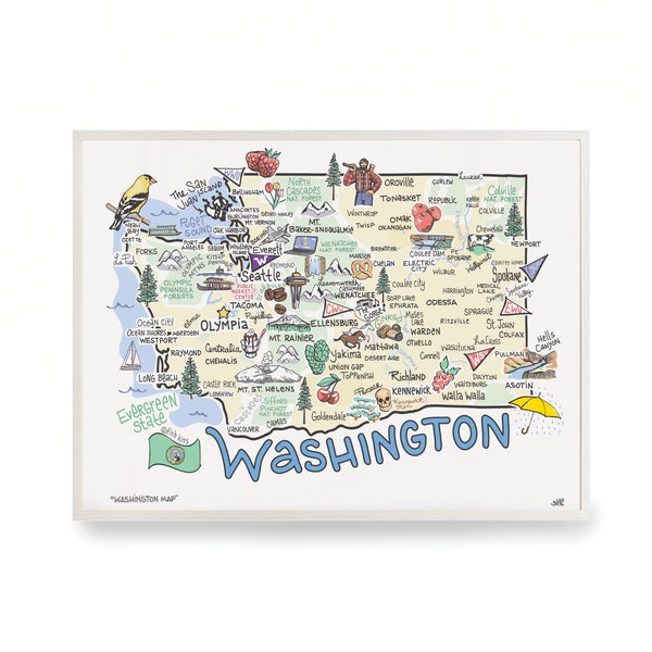 Washington Print - Etsy