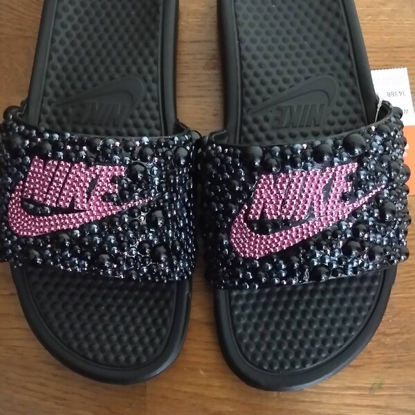 Bling Nike Slides - Etsy