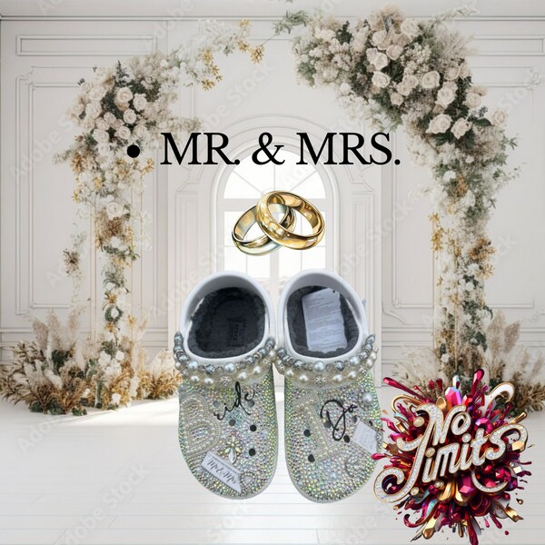 Wedding Crocs - Etsy