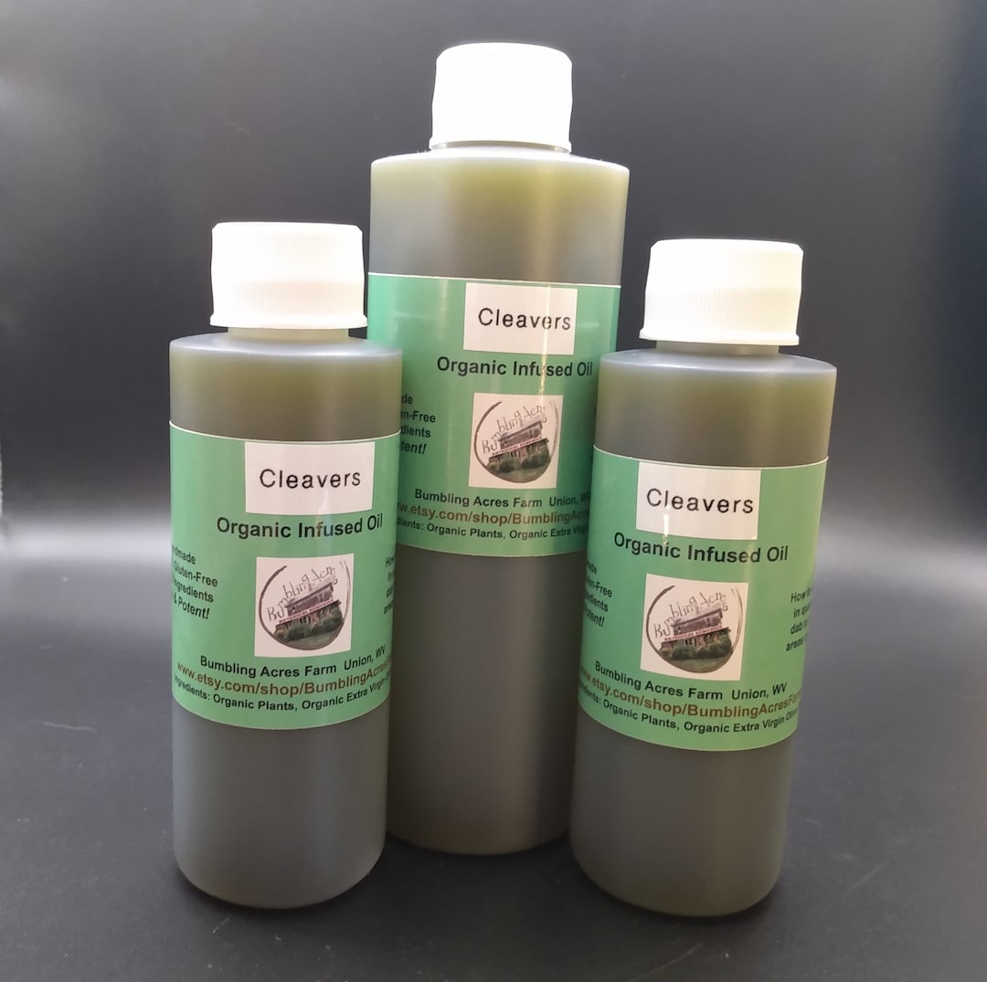 Cleavers Oil Organic Double-infused for Potency Only 2 Ingredients ...