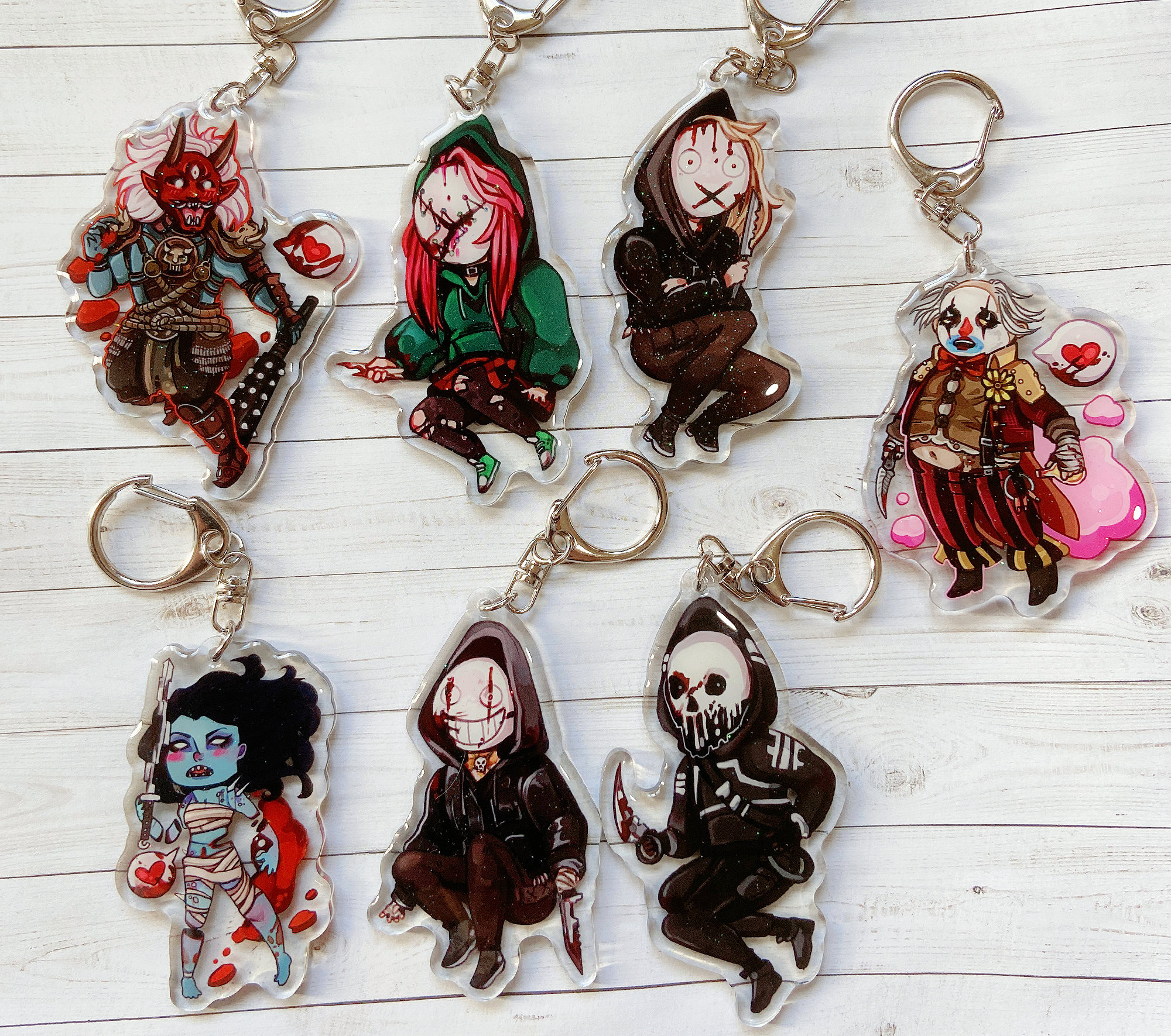 DBD Cutie Killer Keychains - Etsy UK