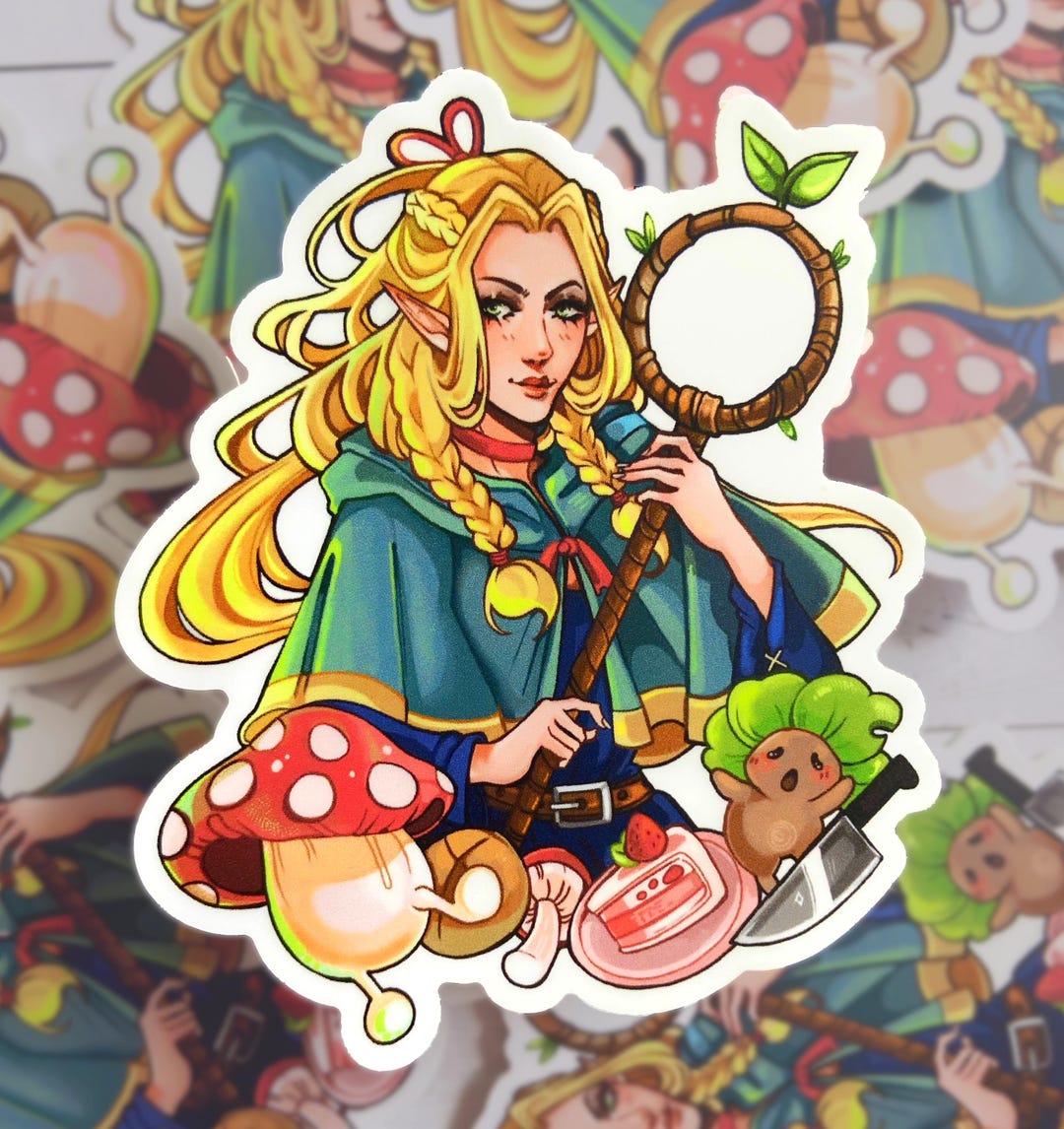 Dungeon Elf | Vinyl Sticker - Etsy