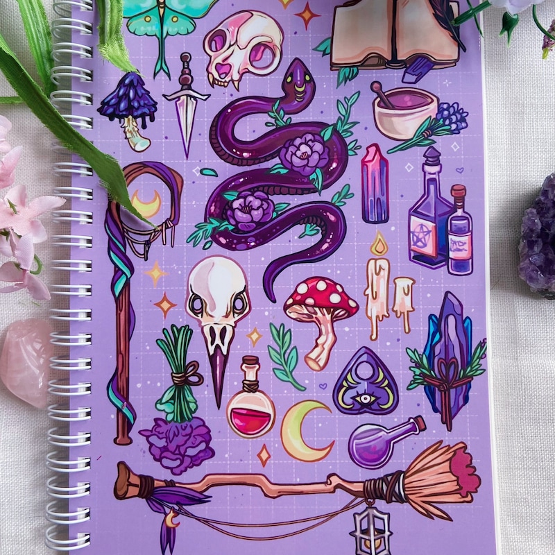 Aesthetic Sticker Book - Etsy