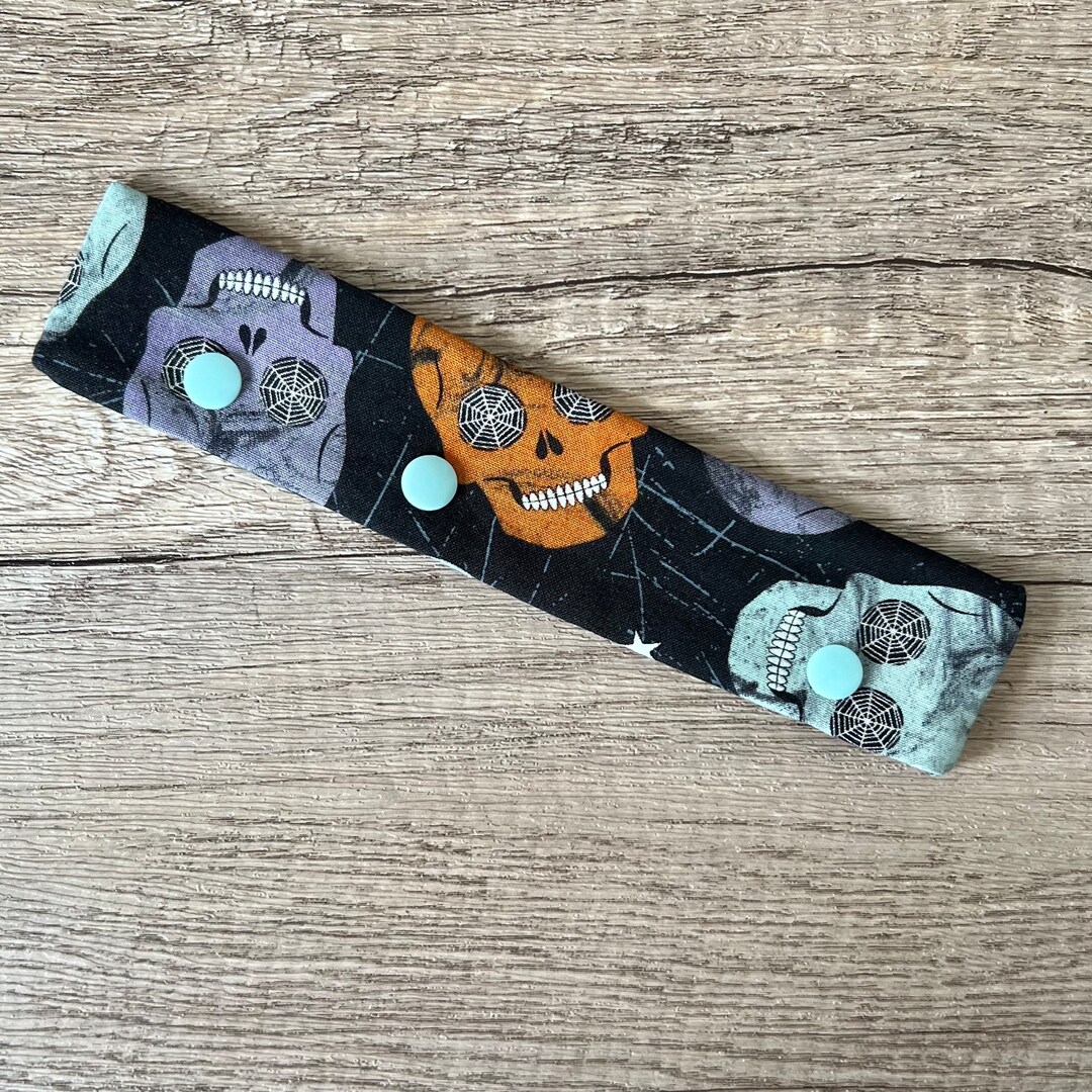 9 DPN double Pointed Needle Holder/keeper, Skulls Print, Holds up to ...