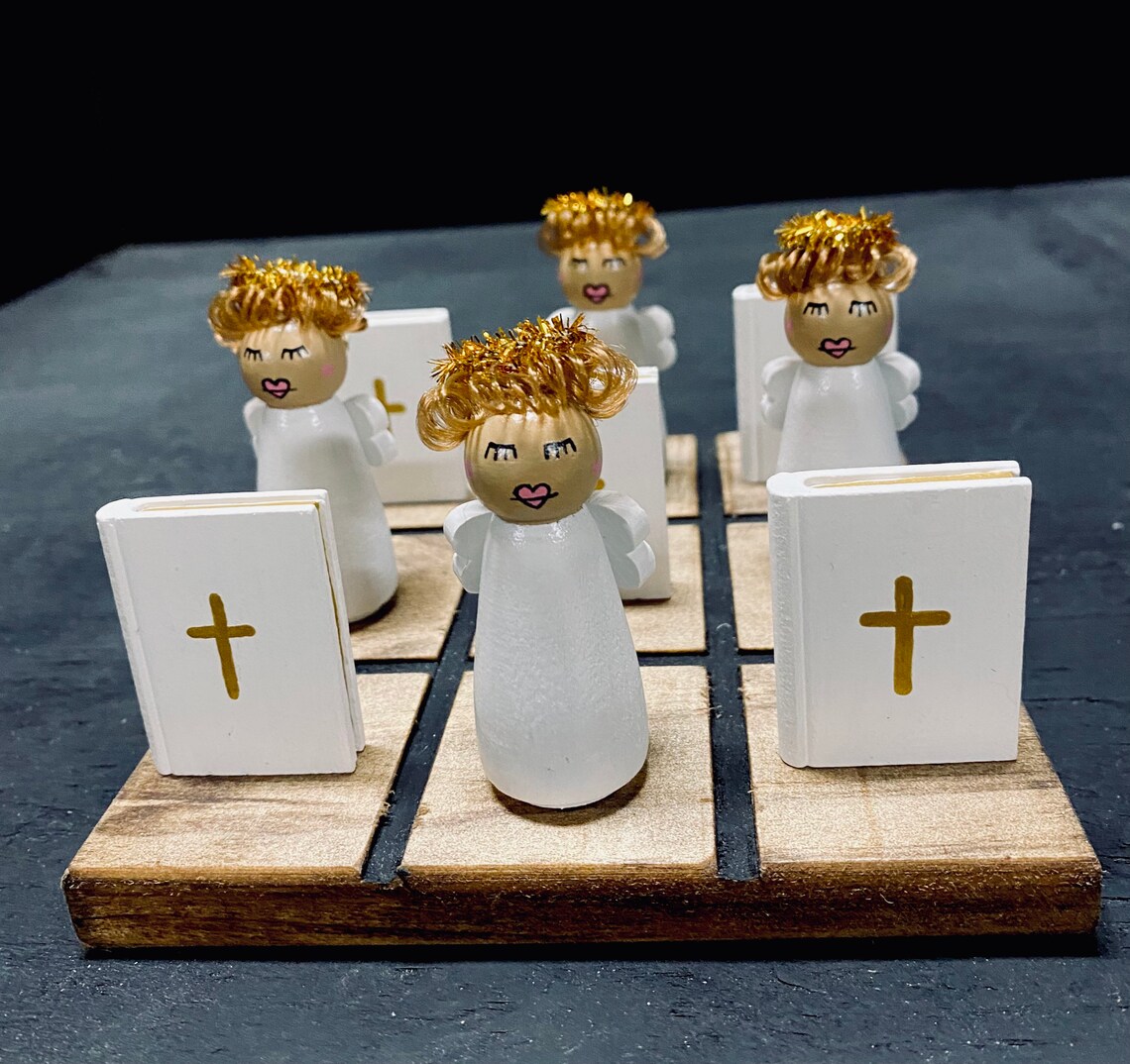 ANGEL and BIBLE Tic-tac-toe - Etsy