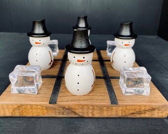 Snowman Tic-tac-toe - Etsy