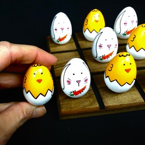 EASTER Tic-tac-toe Set - Etsy