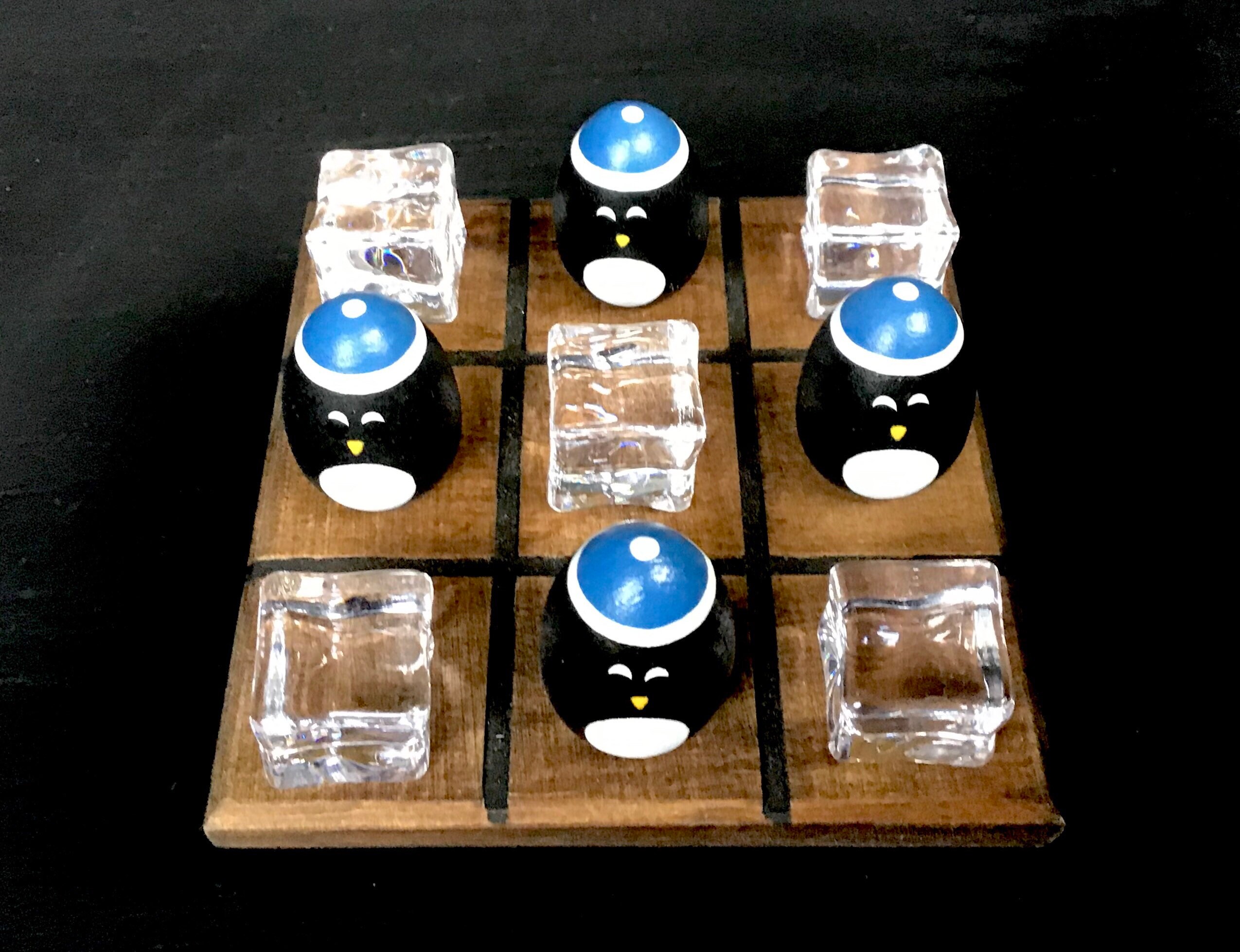 Miniature Set PENGUIN and ICE Tic-tac-toe - Etsy