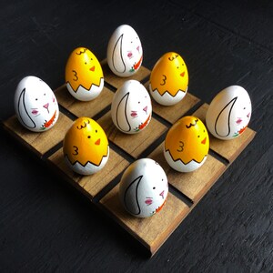 EASTER Tic-tac-toe Set - Etsy