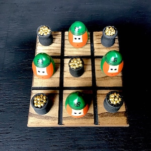 LEPRECHAUN and POT of GOLD Tic-tac-toe - Etsy