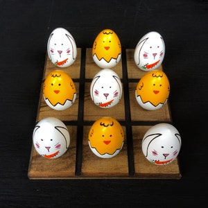 EASTER Tic-tac-toe Set - Etsy