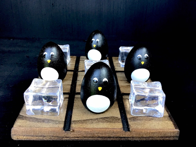 PENGUIN and ICE CUBE Tic-tac-toe - Etsy