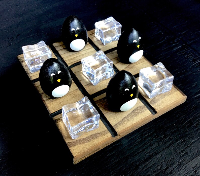 PENGUIN and ICE CUBE Tic-tac-toe - Etsy