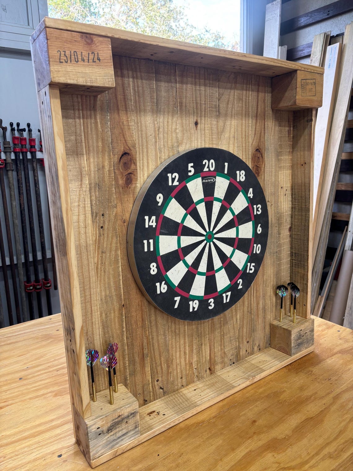 Pallet Wood Rustic Dart Board Backboard - Etsy