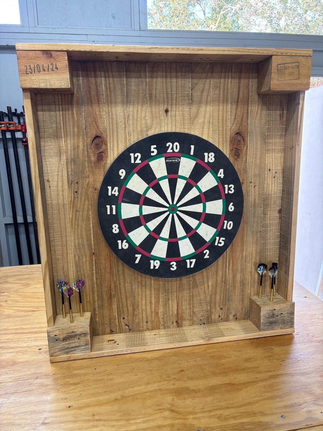 Pallet Wood Rustic Dart Board Backboard - Etsy