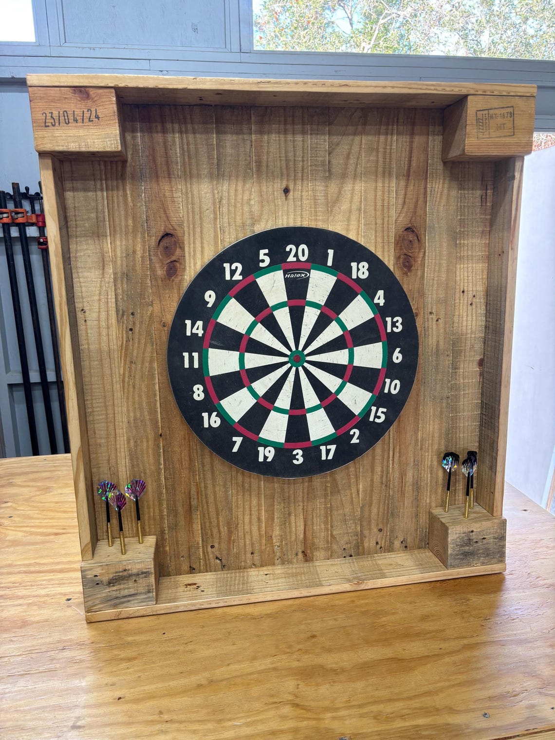 Pallet Wood Rustic Dart Board Backboard - Etsy