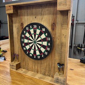 Pallet Wood Rustic Dart Board Backboard - Etsy