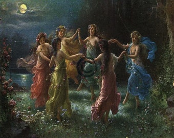 Dancing Nymphs | Etsy