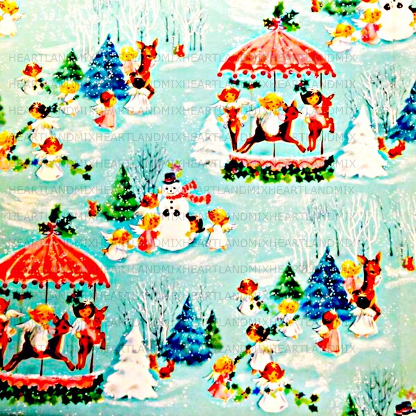 Carousel Wrapping Paper - Etsy
