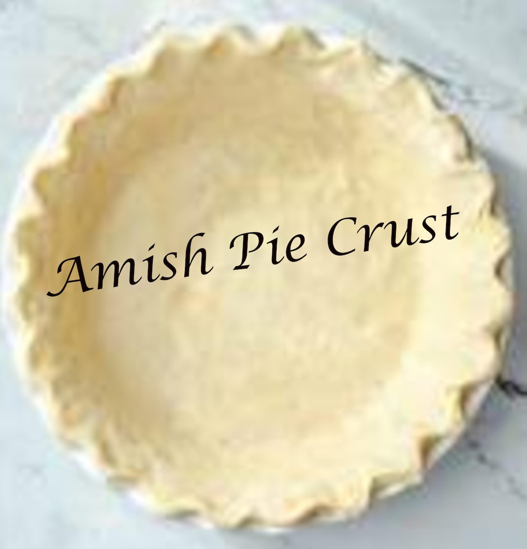 Amish Pie Crust Recipe Digital Download Printable - Etsy