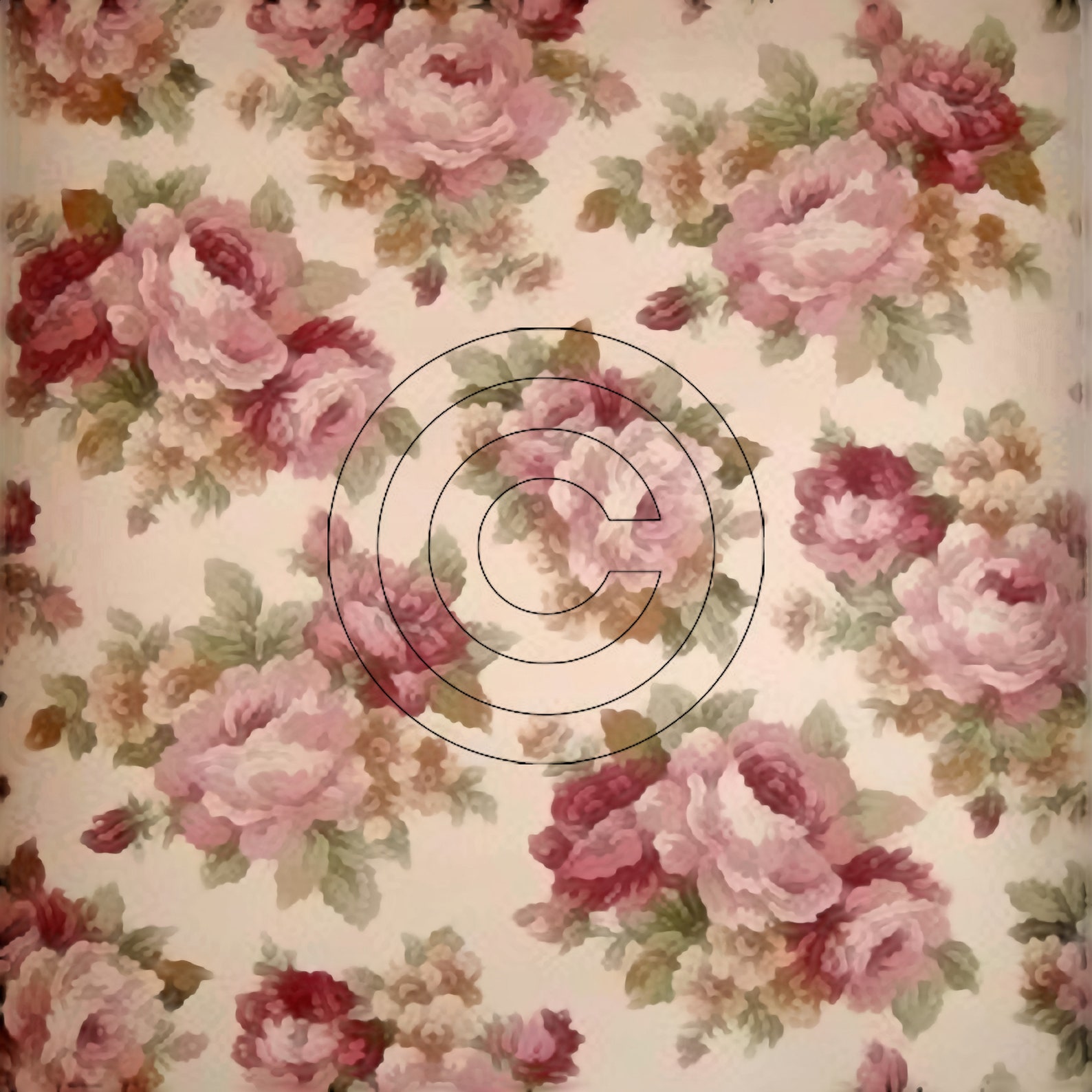 Vintage Antique Rose Digital Paper, Pink Rose Digital Paper Pack, Pink ...
