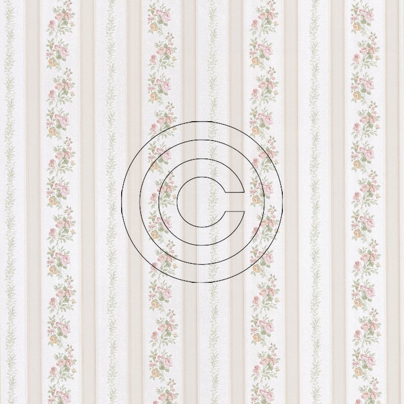Vintage Antique Rose Digital Paper Pink Rose Digital Paper - Etsy