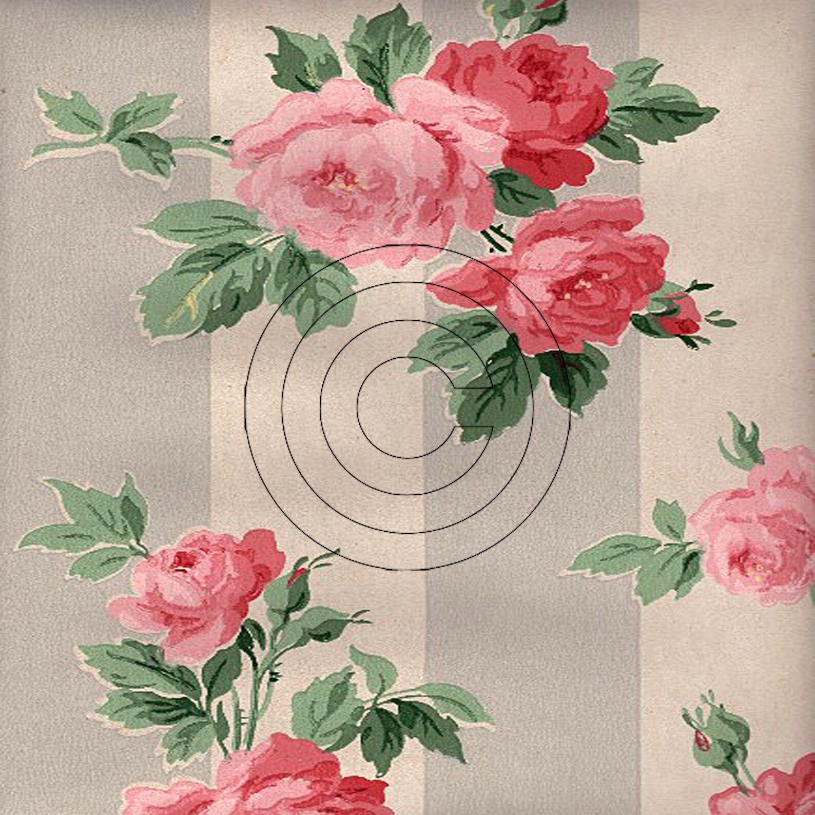 Vintage Antique Rose Digital Paper, Pink Rose Digital Paper Pack, Pink ...