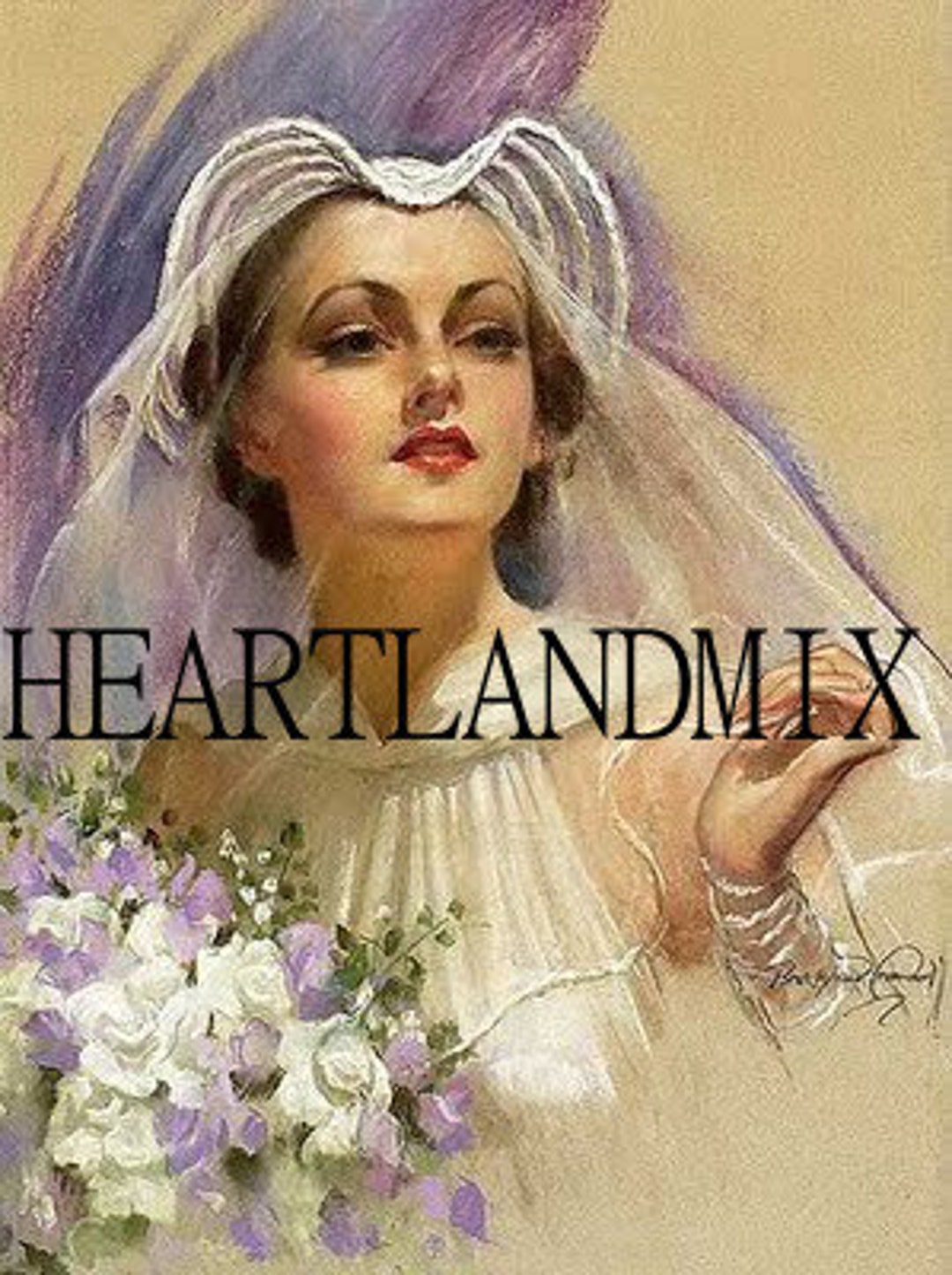 Vintage Bride Digital Image Download Printable Art - Etsy