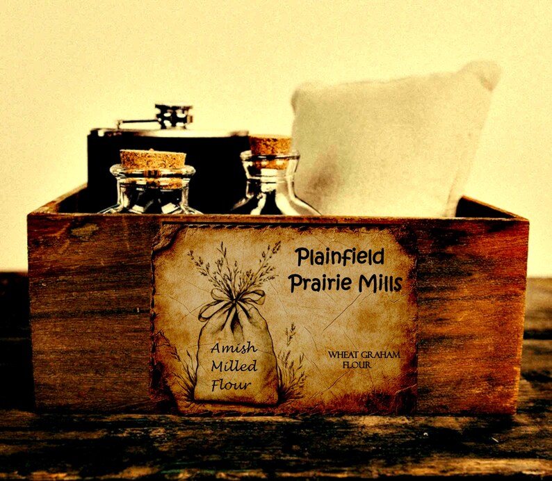 Vintage Farmhouse Primitive Panty Labels DIGITAL Image Illustration ...