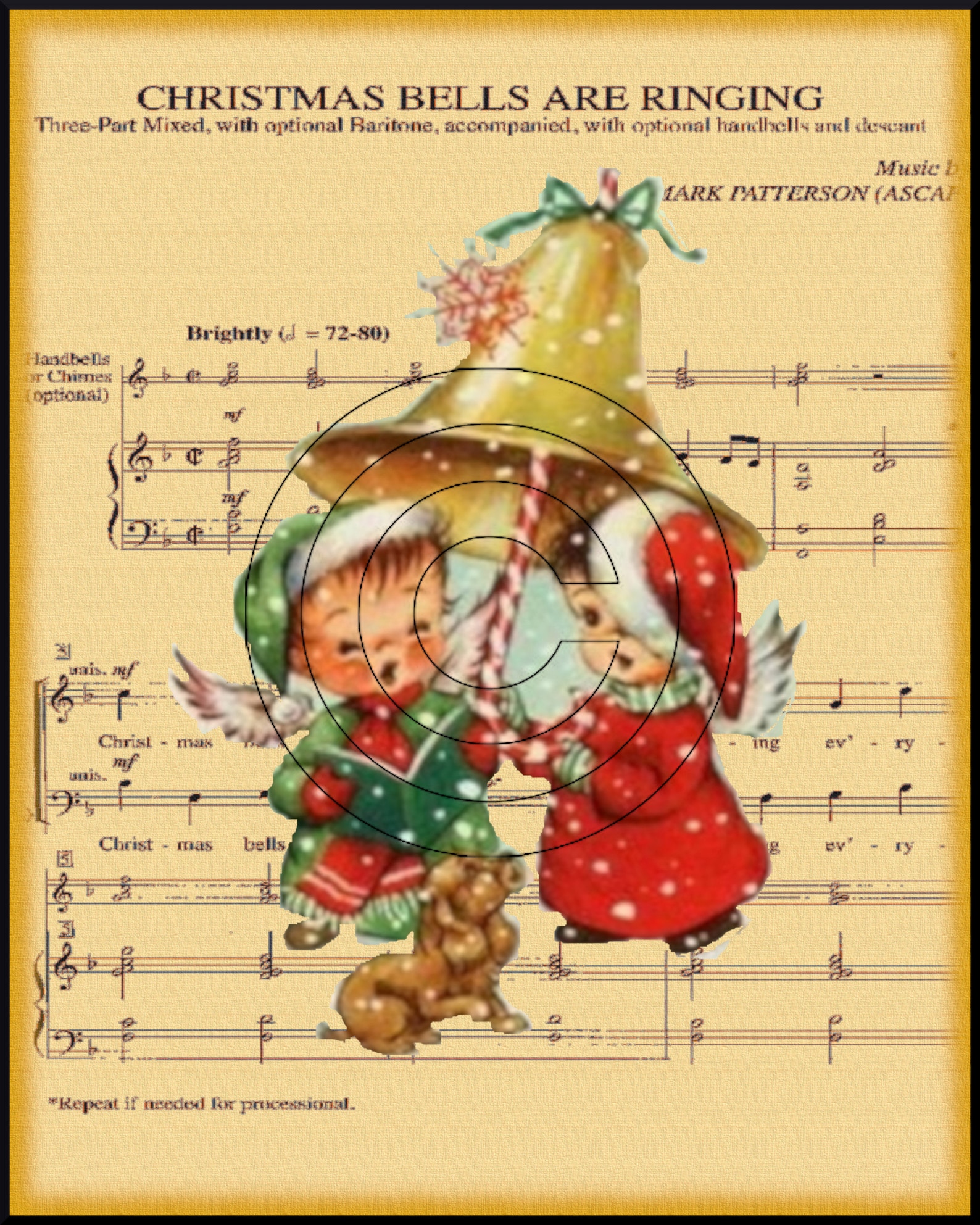 Christmas Bells Are Ringing Sheet Music Digital Download | Etsy