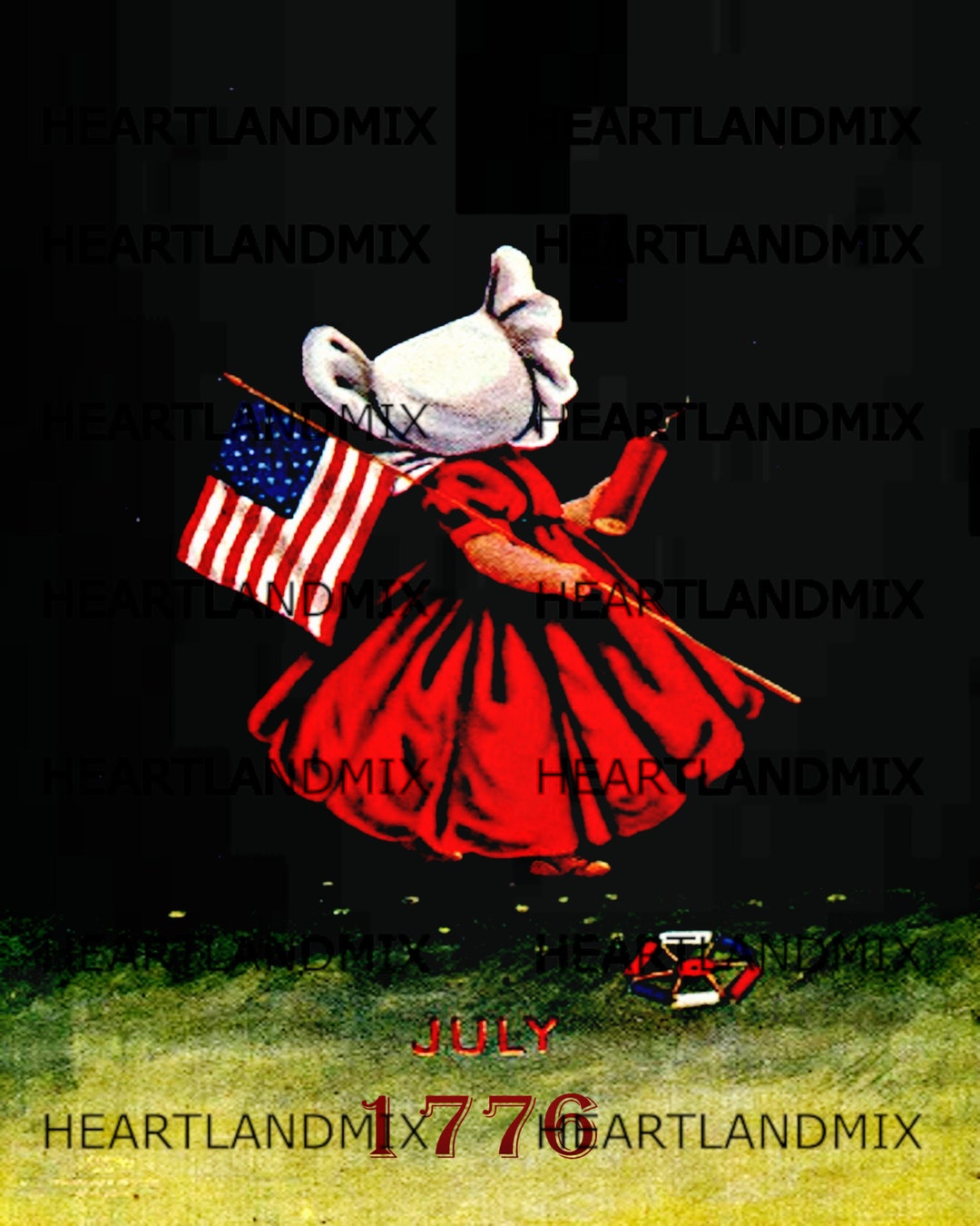 Vintage Colonial Digital Image Download Printable Illustration 4th of ...