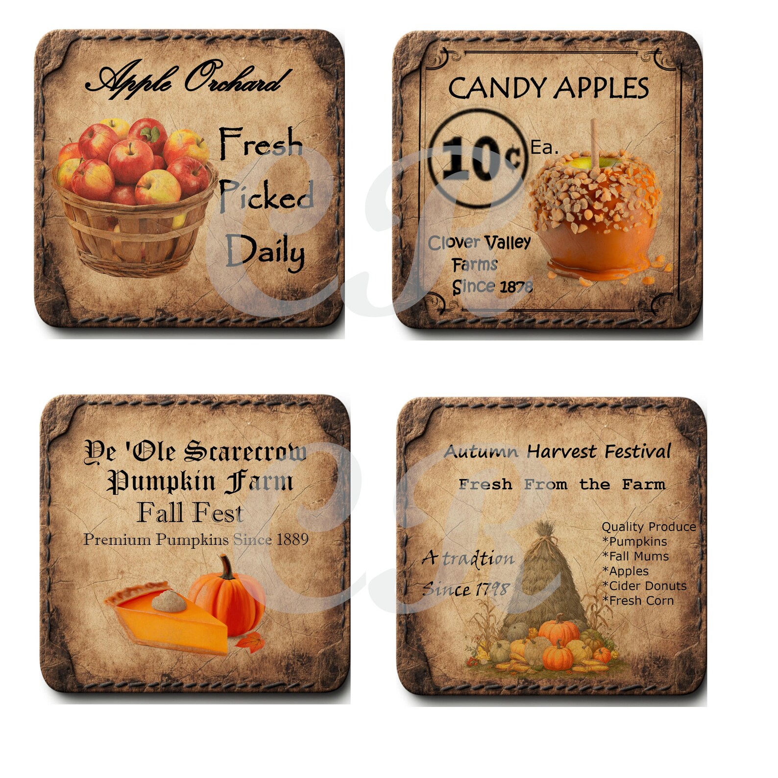 Vintage Fall Farmhouse Image: Printable Pantry Labels (digital Download ...