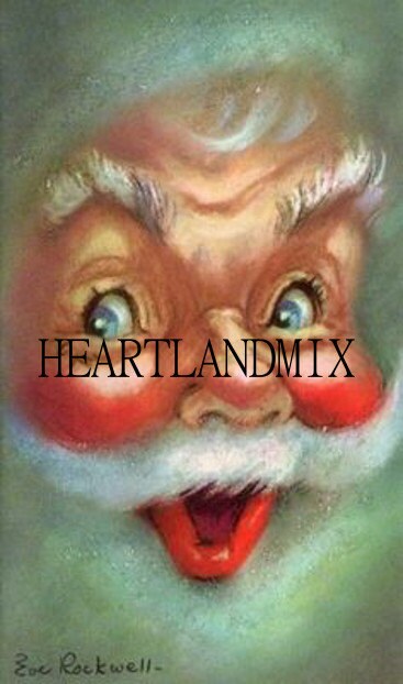 Santa Vintage Christmas Image Eve Rockwell | Etsy