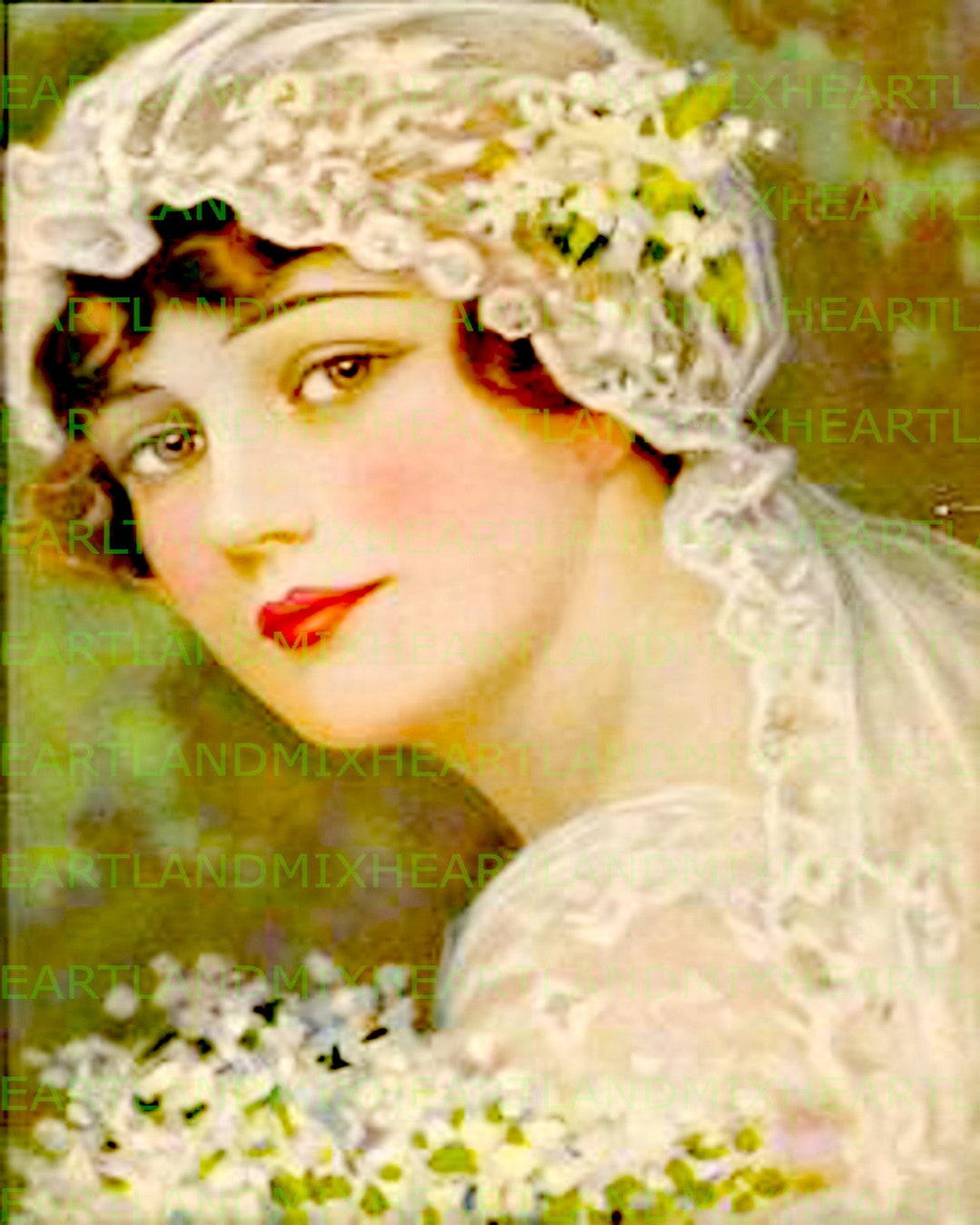 Vintage Bride Digital Image Download Printable Art - Etsy