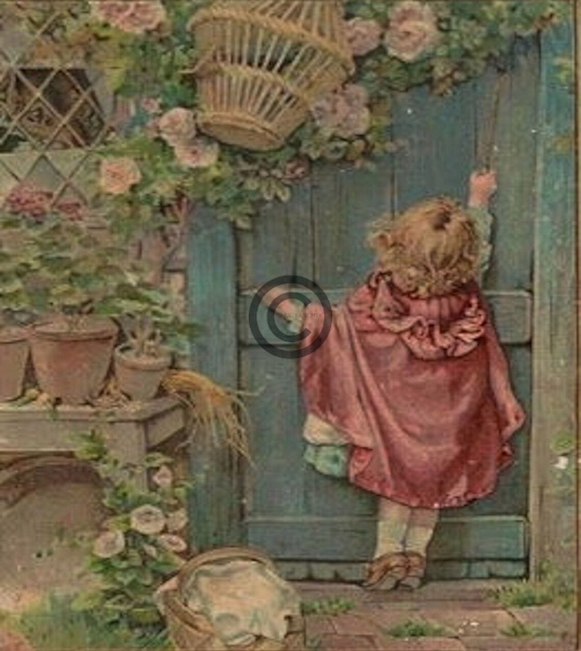 Antique Victorian Red Riding Hood Vintage Digital Download | Etsy