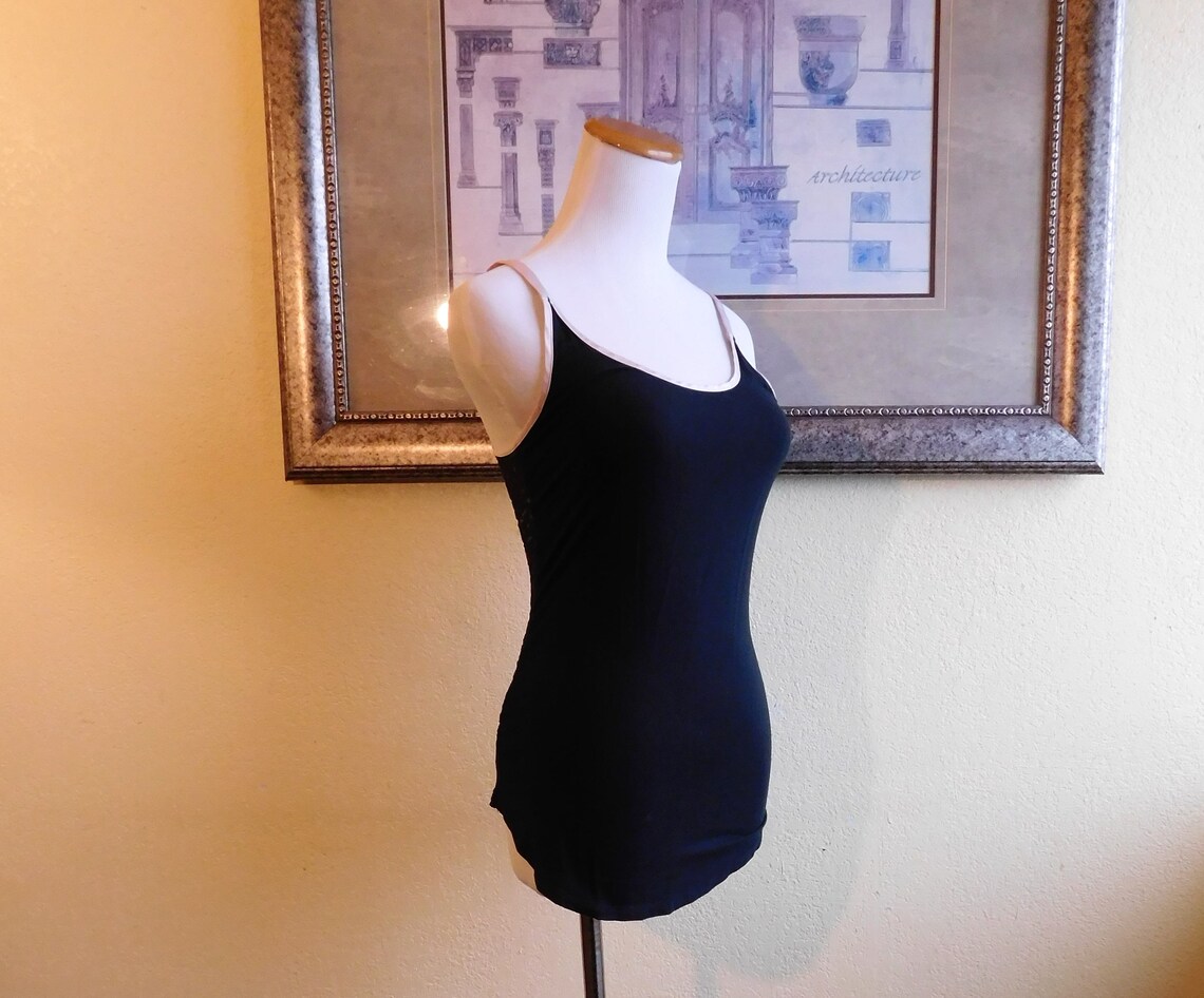 Victoria's Secret BLACK Cotton and Stretch LACE CAMI Camisole Pink ...